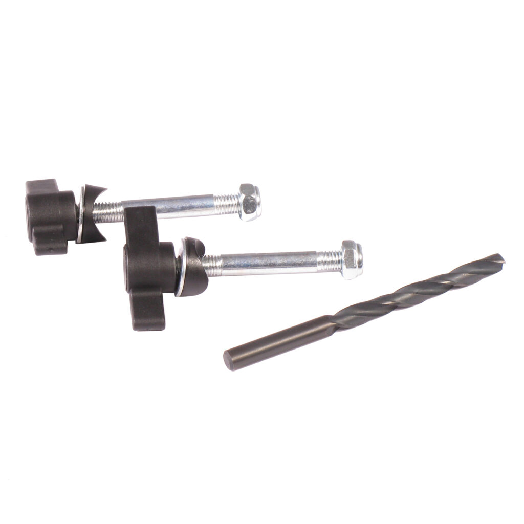 Quick lock system for ABM bars with 8 mm drill to modify the frame ...