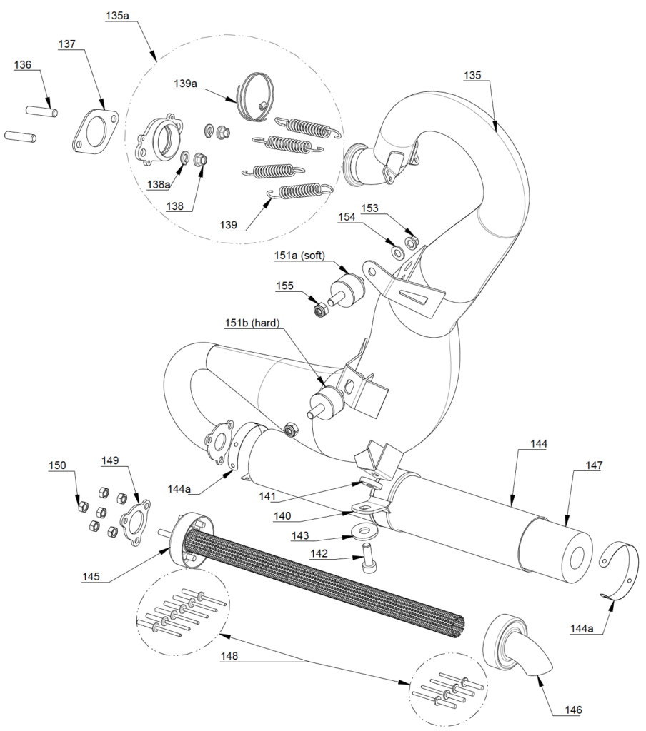 M137 Exhaust Gasket | Vittorazi Moster 185 – Aerolight – Paramotor ...